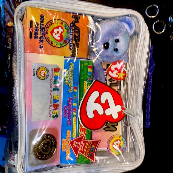 Ty | Toys | Rare Ty Platinum Club Members Bag Set From The Original ...